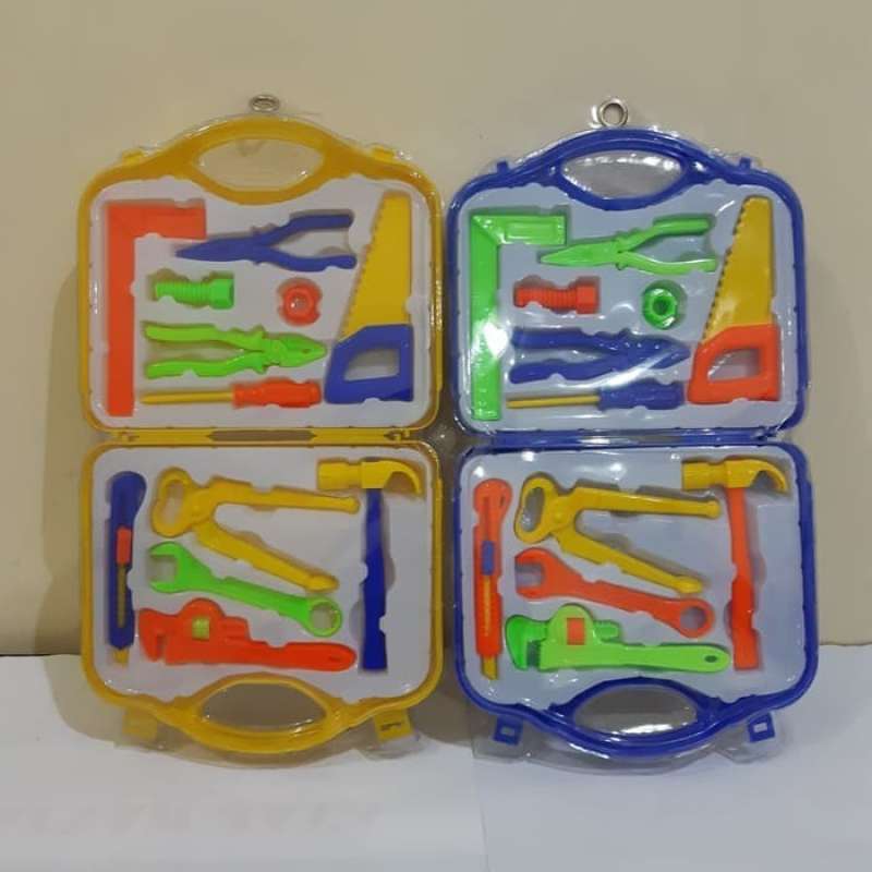 Jual MAINAN ALAT PERTUKANGAN KOPER ANAK EDUKATIF TOOL KIDS PERKAKAS ...