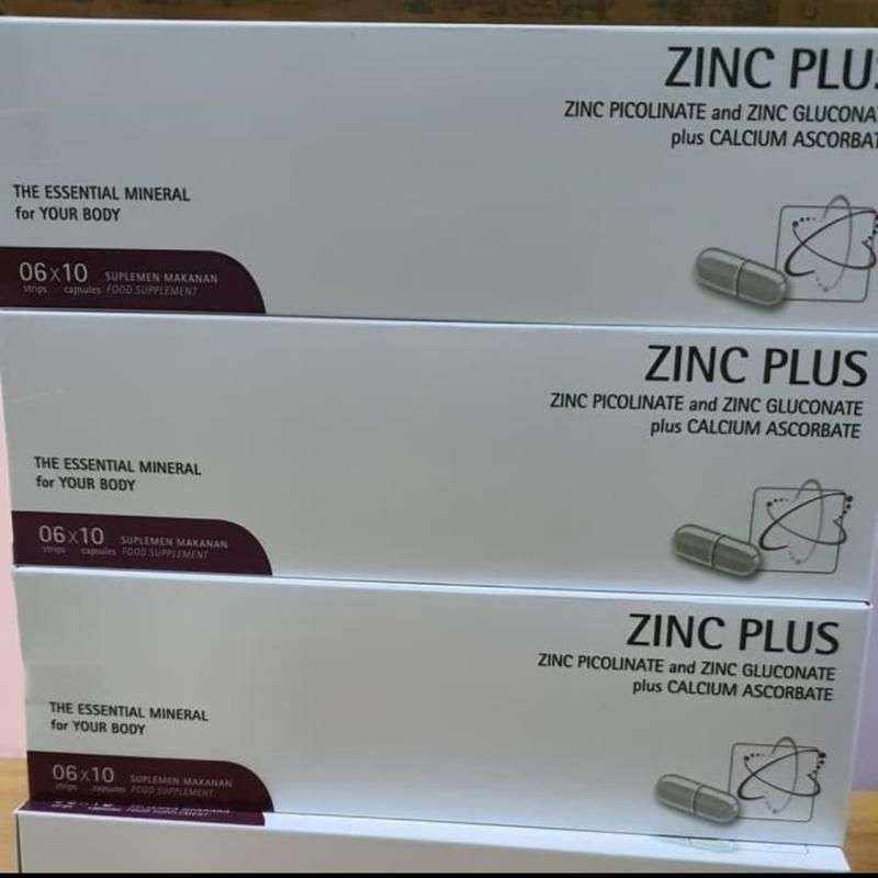 Jual Zinc Plus Isi [60 Kapsul] Bpom Di Seller Tauada Store - Kebon ...