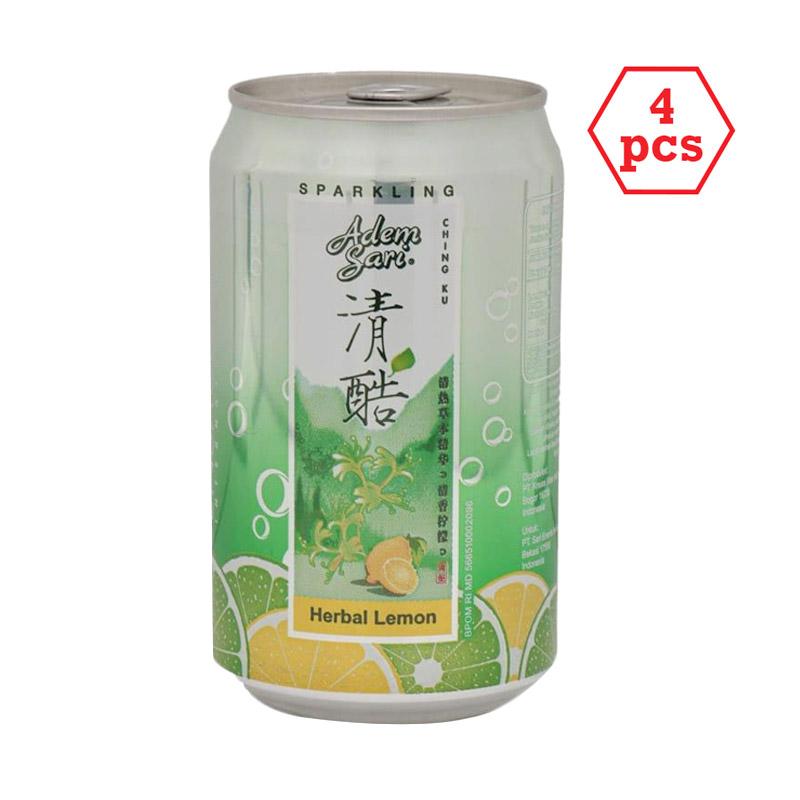 Jual Adem Sari Chingku Sparkling Herbal Lemon Minuman Kesehatan [320 mL ...