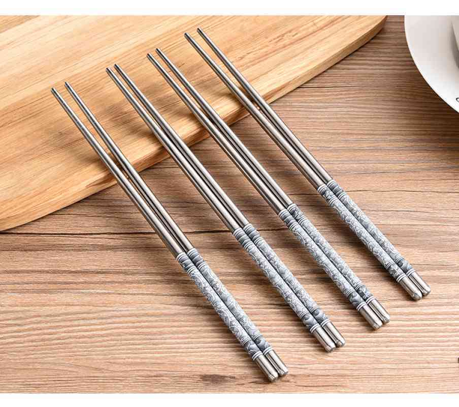 Jual Haima Shop Sumpit Stainless / Sumpit Makan Korea / Sumpit Bermotif ...