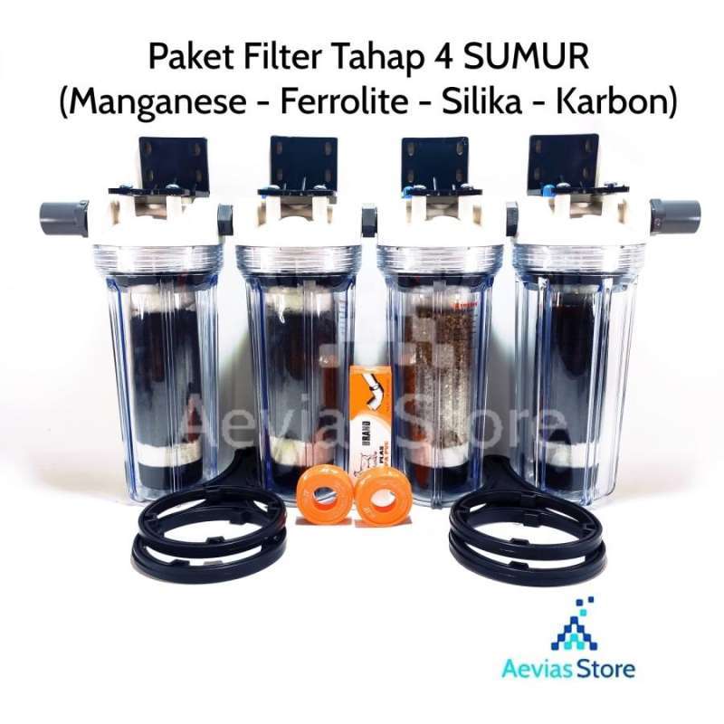 Jual Filter Air Saringan Air Pdam Pam Sumur Tahap 4 Tabung 10. Di ...