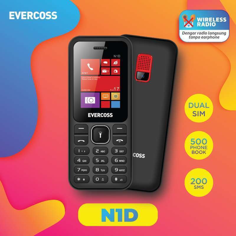 Jual Evercoss N1d Model Candy Bar - Resmi Di Seller Tekno_shop999 ...