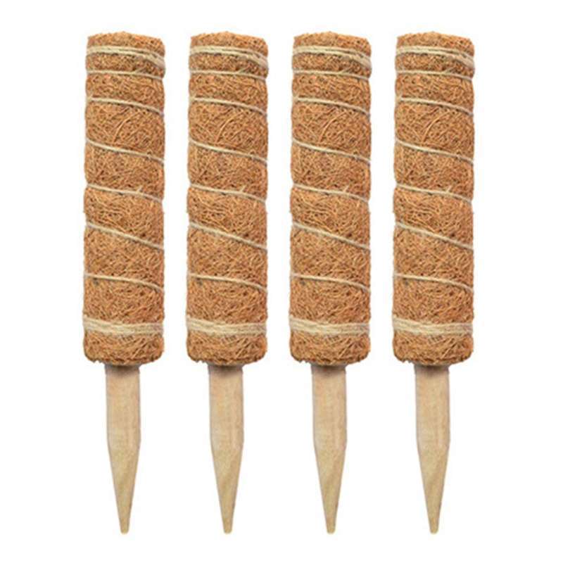Jual Moss Pole, 4pcs Coco Coir Plant Support Stakes For Indoor Potted ...