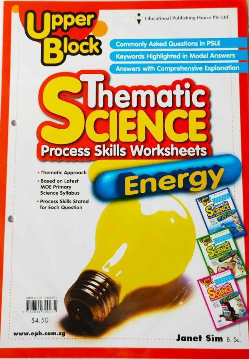 Promo Original Upper Block Thematic Science Worksheets - Energy Buku ...