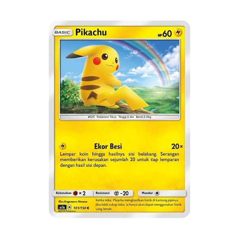 Jual Pokemon Indonesia Trading Card Pikachu AS1a 101-150 C di Seller ...