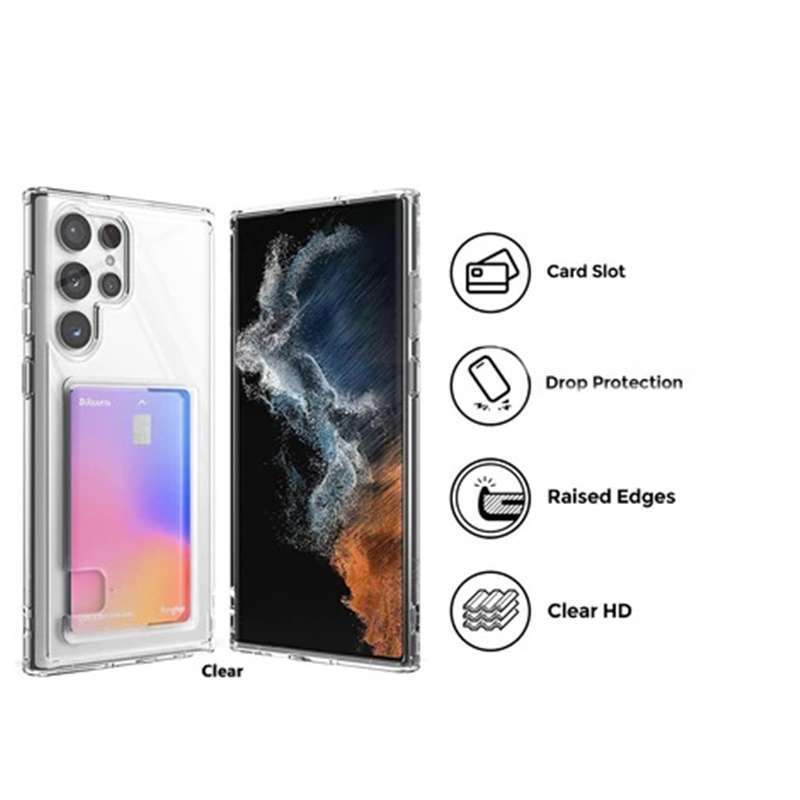 Jual Case Samsung Galaxy S22 Ultra Plus 5G Ringke Fusion Card Clear ...