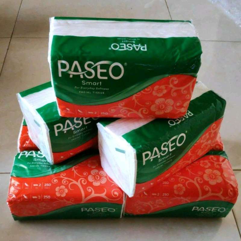 Jual Paseo Smart Facial Tissue 250 Sheet isi 5 pcs di Seller Winda ...