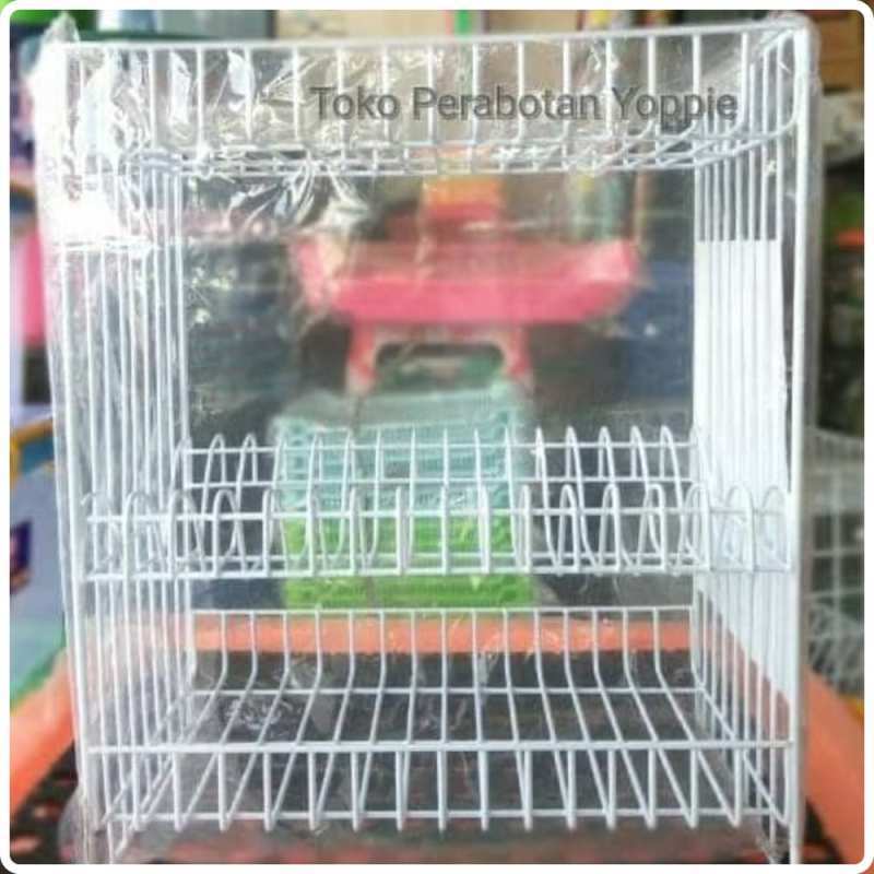 Jual Rak Piring / Rak Kitchen Set Modeline / Rak Kawat Susun 3 Kode 227 ...