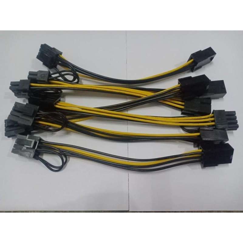 Jual Kabel 6 Pin (Female) to 8 Pin (6+2) Male - 15 cm di Seller ...