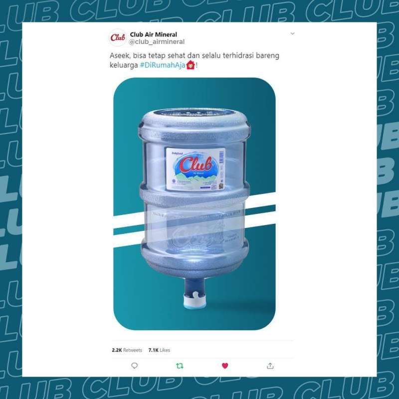 Jual Club Galon + Isi 19l (khusus Instant Express) Di Seller Depot ...