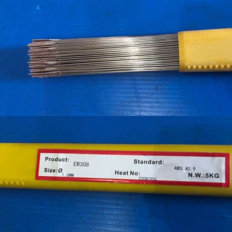 Jual Kawat Las Argon/tig Rod/ Filler Stainless Er308 Diameter 1.6mm Di ...