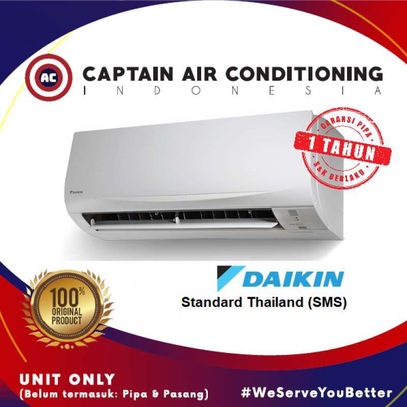 Jual Daikin Ac Split Ftc-60 / Ftc60 2.5 Pk Standard Thailand Di Seller ...