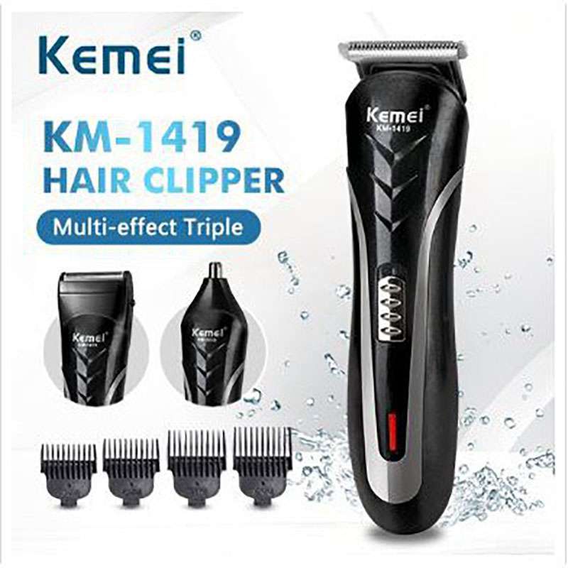 Jual Kemei Km-1419 Hair Clipper 3 In1 Alat Cukur Rambut Di Seller Vanilla Electronic - Kebon ...