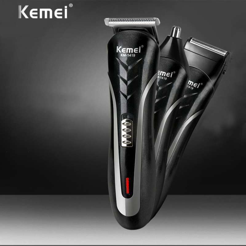 Jual Kemei Km-1419 Hair Clipper 3 In1 Alat Cukur Rambut Di Seller Vanilla Electronic - Kebon ...