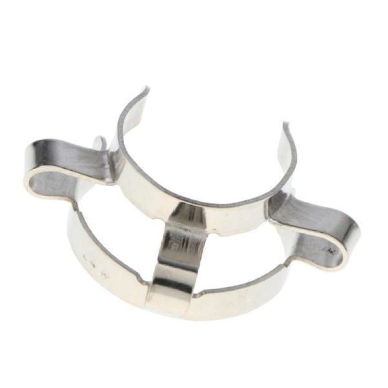 Promo 5xStainless Steel Test Tube Clamp Keck Clips Ground Joints Lab ...