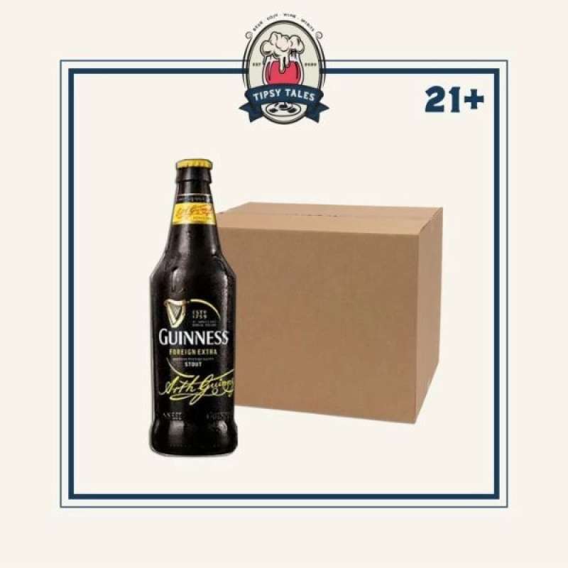 Jual Guinness Beer 4.9% 620 ml Bottle - Bir Hitam Botol isi 12 per box ...