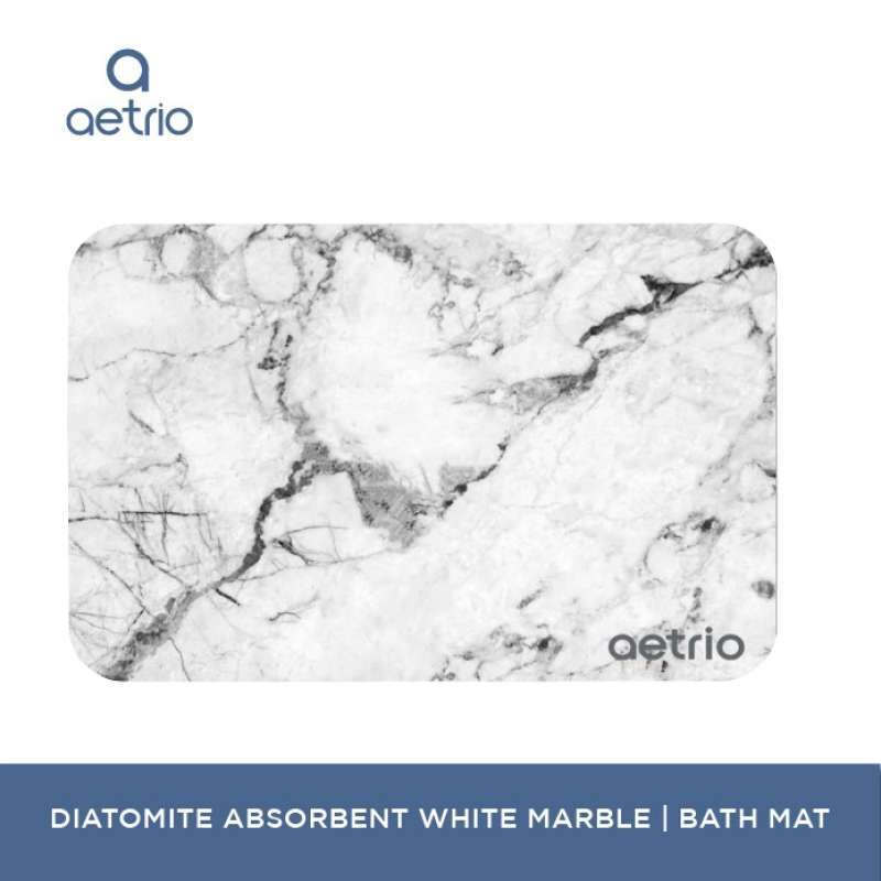 Promo DIATOMITE ABSORBENT WHITE MARBLE | BATH MAT Diskon 40% di Seller ...