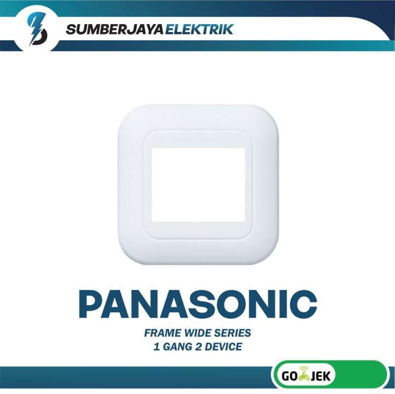 Jual Frame Panasonic Wide Series 1 Gang 2 Device (double) di Seller ...