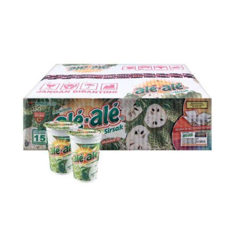 Promo Ale -Ale Rasa Sirsak [180 ml / 24 Cup / Karton] Diskon 5% di ...