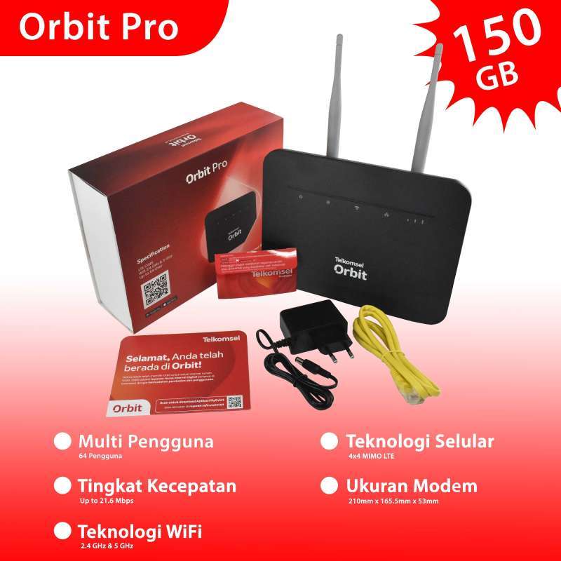 Jual Telkomsel Orbit Pro + Bundling Antena Modem Wifi 4G High Speed ... Jual Telkomsel Orbit Pro + Bundling Antena Modem Wifi 4G High Speed ...