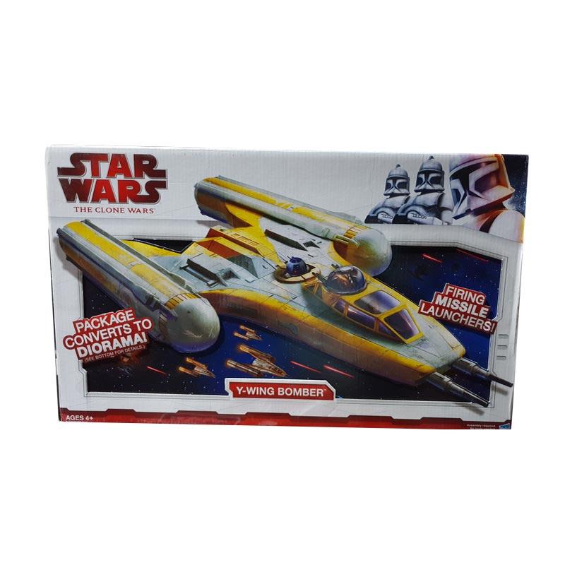 Jual Hasbro Star Wars The Clone Wars Y-Wing Bomber Action Figure di ...