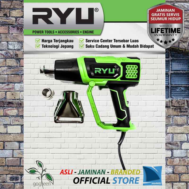 Jual Mesin Blower Pemanas 600 Celcius Model Pistol - Hot Heat Gun ...