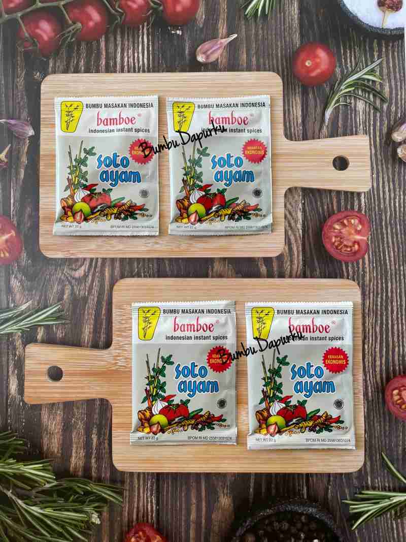 Jual (4 sachet) Bamboe Mini BUMBU MASAKAN INSTAN INDONESIA Soto Ayam ...