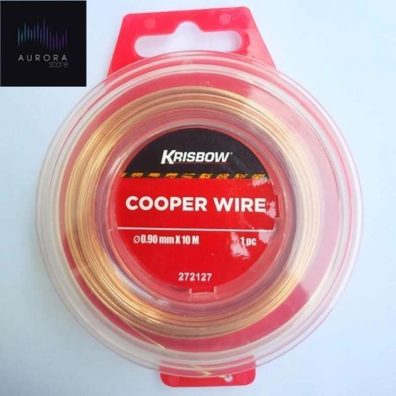 Jual Kawat Tembaga Krisbow Cooper Wire Ukuran 0.9mm X 10 Meter di ...