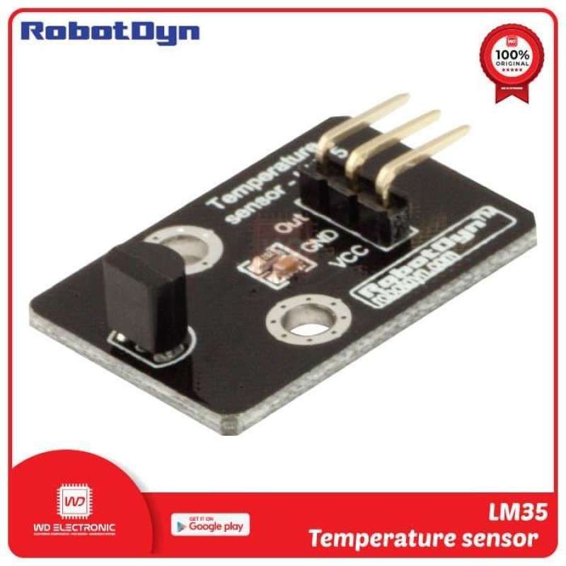 Jual ROBOTDYN LM35 TEMPERATURE SENSOR MODULE LM35 MODULE di Seller ...