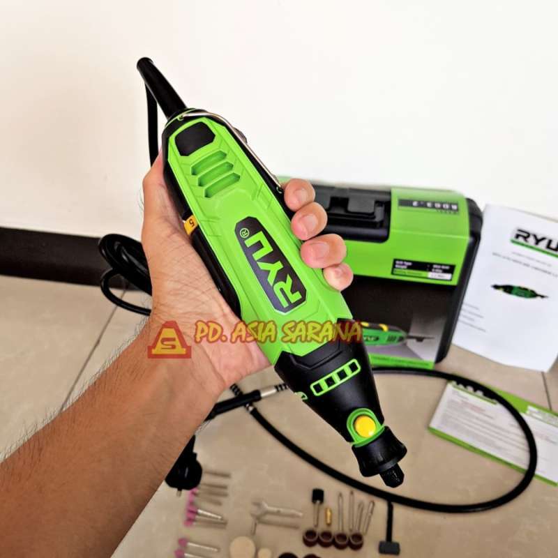 Jual Mesin Mini Die Grinder Tuner Set RYU RDG 3.2 / Gerinda Botol Bor ...