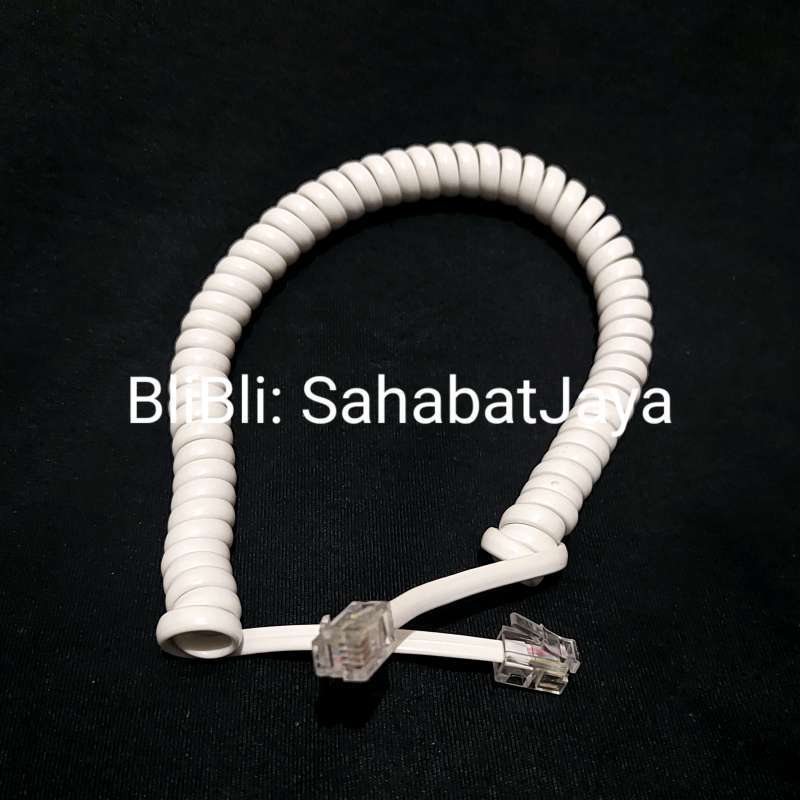 Jual Kabel Telepon Spiral Kabel Gagang Telepon RJ9 di Seller ...