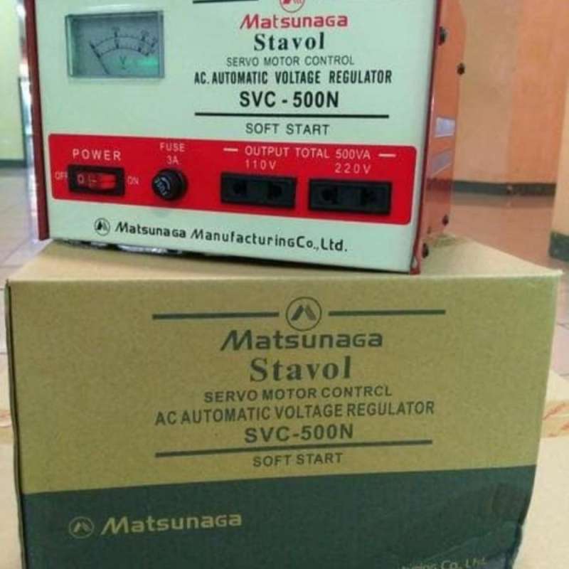 Jual Stabilizer Matsunaga 500va/ Stavol 500watt Di Seller San Ly Shop ...