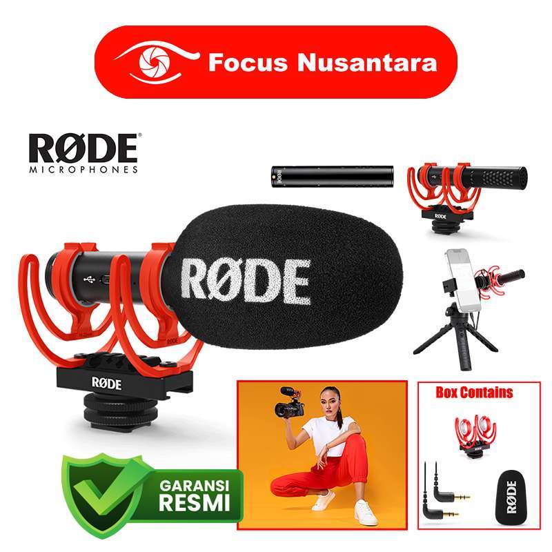 Jual FOCUS NUSANTARA - RODE VideoMic GO II Lightweight Directional ...