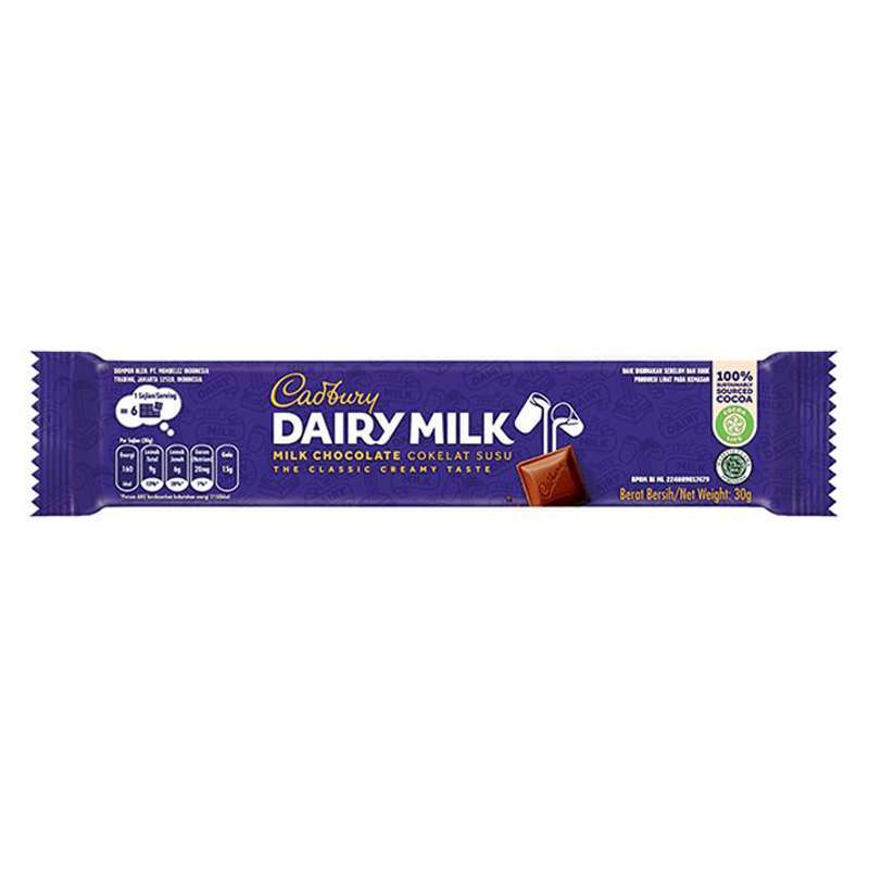 Jual CADBURY DAIRY MILK 30G di Seller Alfamart - SAPA MELATI RAYA ...