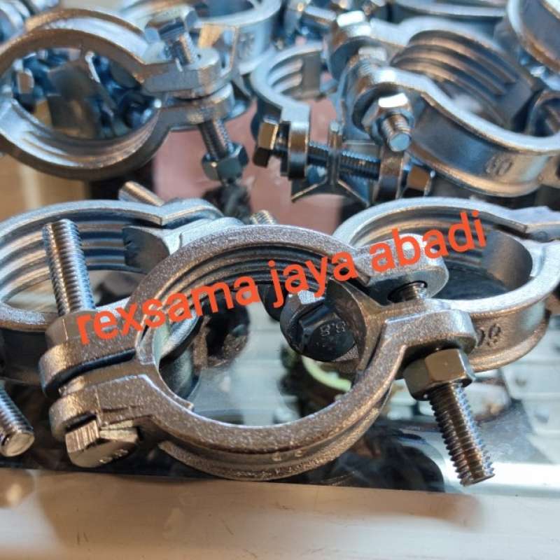 Promo Sl 525 ( 4 Inch ) Klem Double Bolt Selang Dan Pipa Diskon 18% di ...