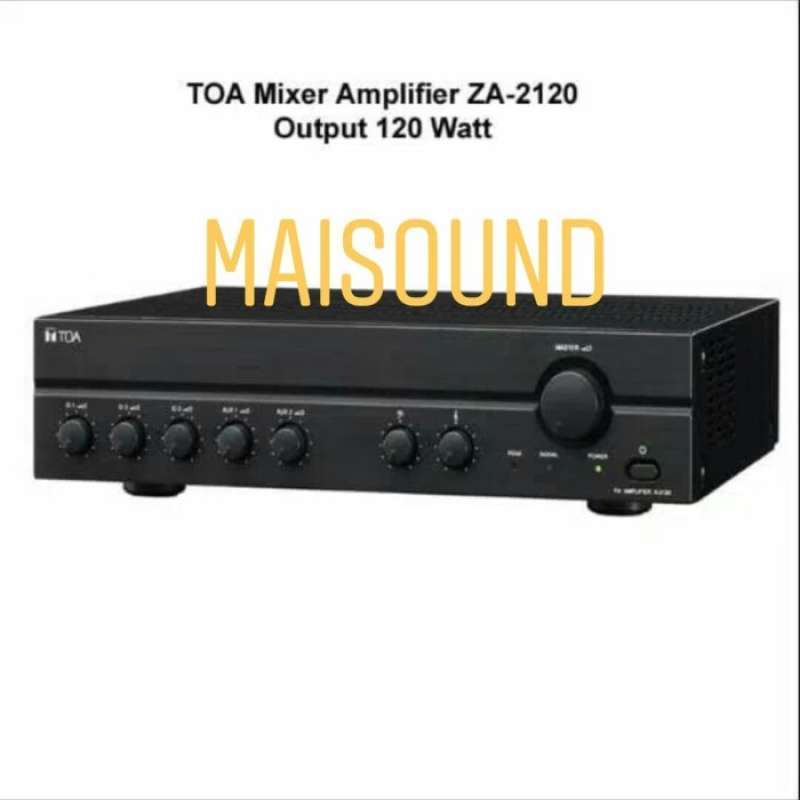 Jual Amplifier TOA ZA-2120 / ZA2120 / ZA 2120 Ampli 120 Watt di Seller ...