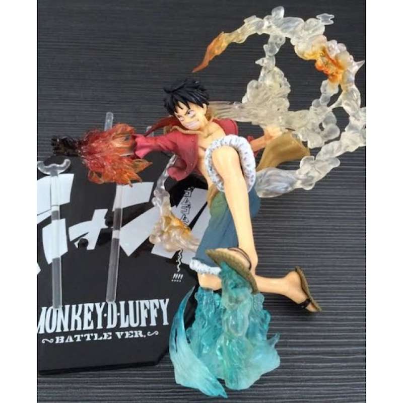 Jual figure luffy attack super effect figure luffy red hawk attack ...