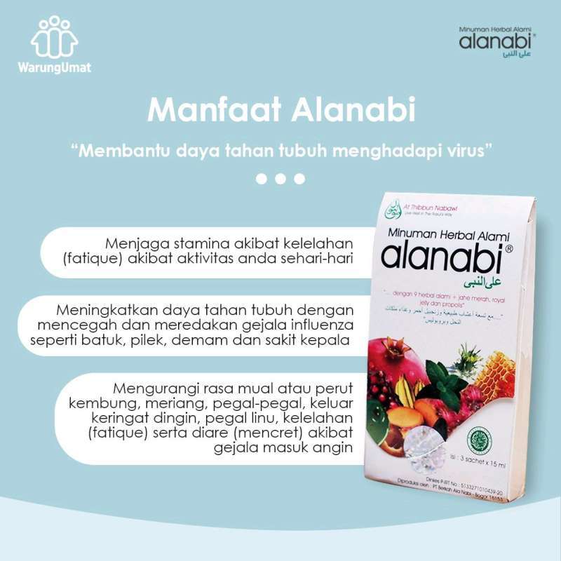 Jual Alanabi Herbal Kemasan Value Pack 40 Sachet Di Seller Arfan ...