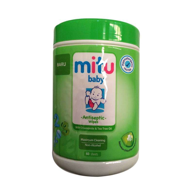 Jual Mitu Baby Antiseptic Bottle Wipes [60 Sheets] Di Seller Dunia ...