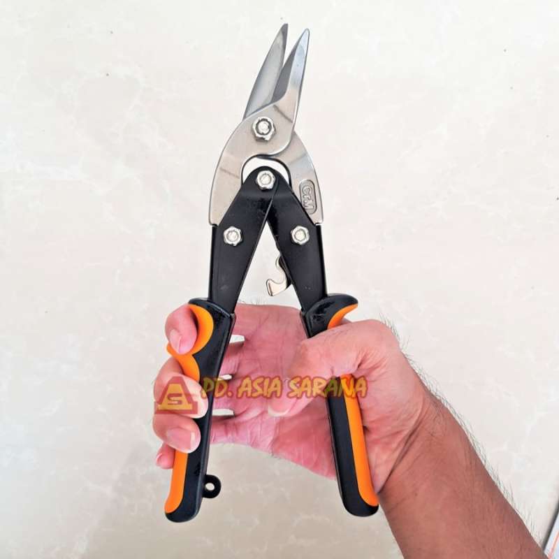 Jual Gunting Plat Seng Holo Baja Ringan Bengkok Kanan 10 di Seller Asia ...