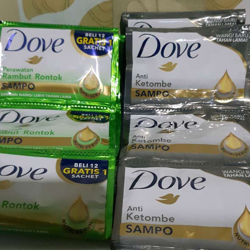 Promo shampoo dove sachet 1 renceng Diskon 9% di Seller Pentagon ...