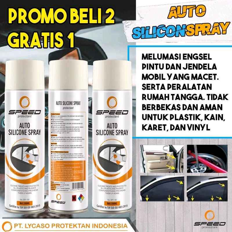 Jual SPEED Protectant Auto Silikon Spray (300ml)/ Pelumas karet kaca ...