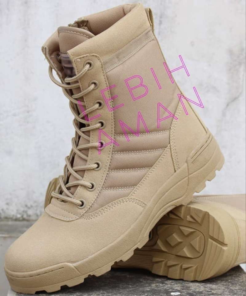 Jual Sepatu Army Original SWAT 8 Tactical Boots Import Airsoft Outdoor ...