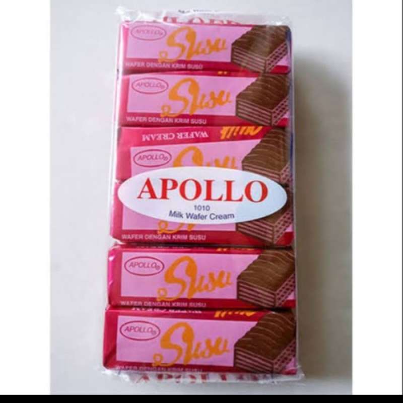 Jual Apollo Milk Wafel Cream 12 pcs di Seller Odettee Shop - Wanasari ...