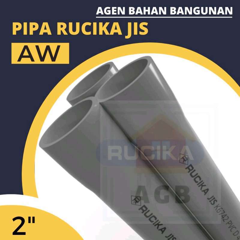 Jual Pipa PVC Rucika JIS / Rucika Warna Abu AW 2 (Grosir & Free Ongkir ...