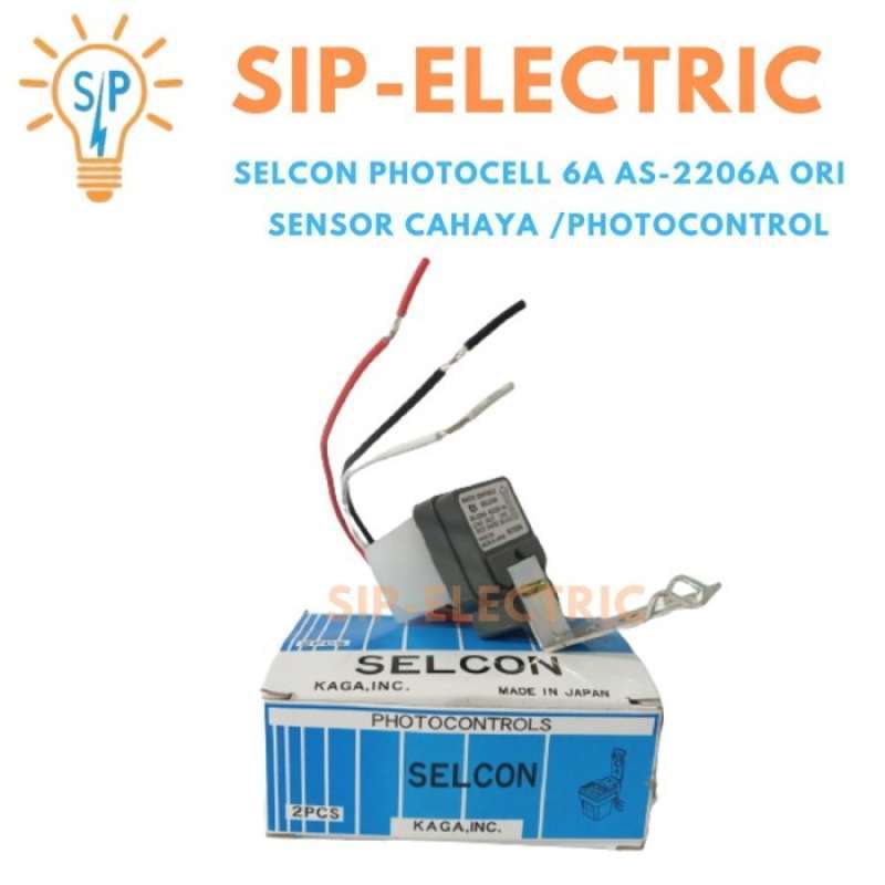 Jual Selcon Photocell 6a As-2206a / Sensor Cahaya /photocontrol 6 ...