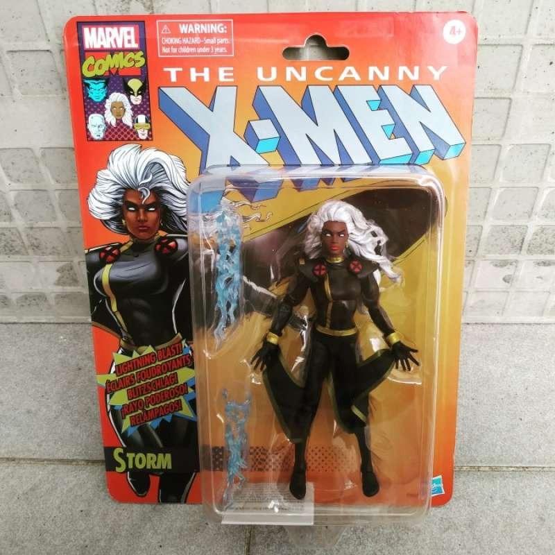 Jual Hasbro Marvel Legends Retro Storm X-Men Black Costume Xmen Vintage ...