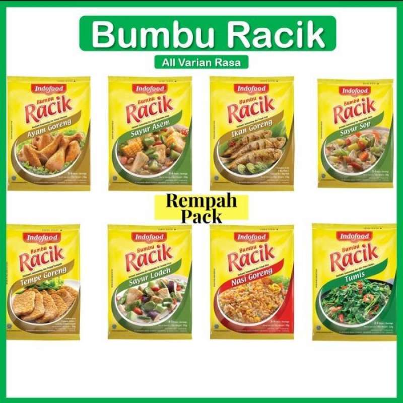 Jual bumbu racik indofood 20g di Seller Hafis-online - Sukmajaya, Kota ...
