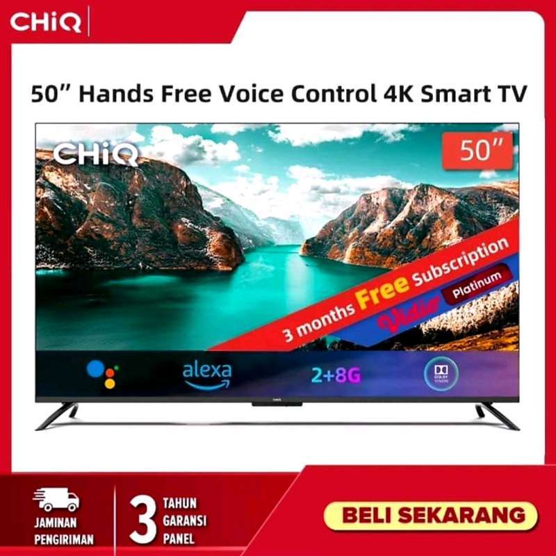 Jual Changhong Chiq U50g7pf Led Tv 50 Inch Smart Android Digital 4k Uhd Tv Di Seller Vixion Home ...