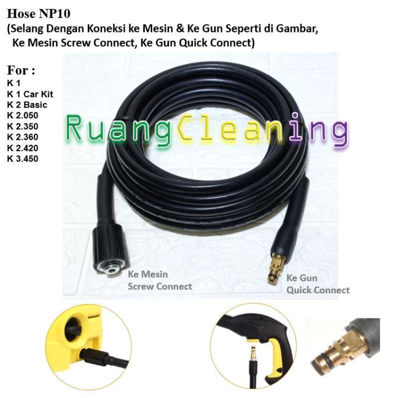 Jual Selang Karcher K1 K2 K3 High Pressure Hose Np10 Selang Untuk Jet ...